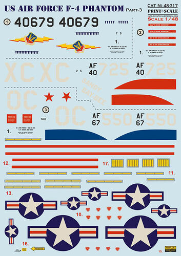 Print Scale 48-317 US Air Forces F-4 Phantom Part 3