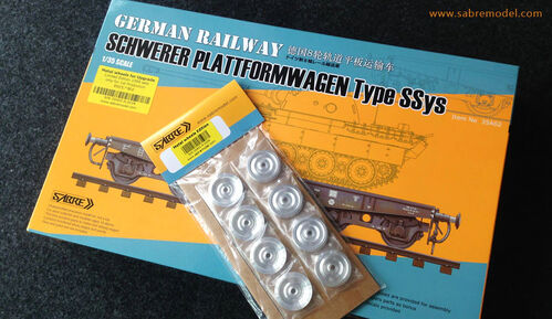 Sabre 35A02-MW Schwerer Plattformwagen Typ SSys with Metal Wheels