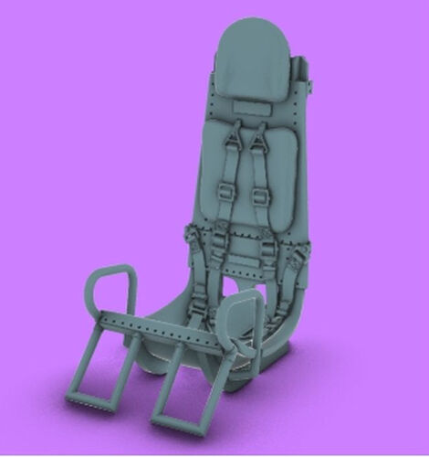 LF Models 3D3201 Heinkel He-162 A-2 - Seat 3D-printed (for Best Choice and Revell Kits)