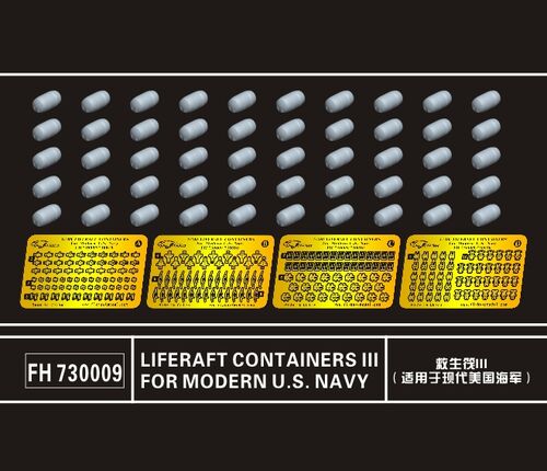 Flyhawk 730009 Liferaft Containers for Modern US Navy Set III