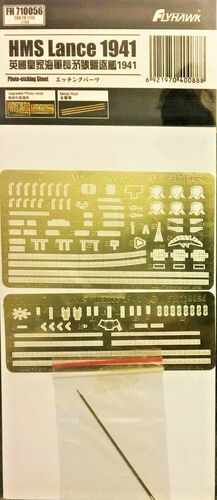 Flyhawk 710056 HMS Lance 1941 Photo-etching Sheet (for Flyhawk FH1115)