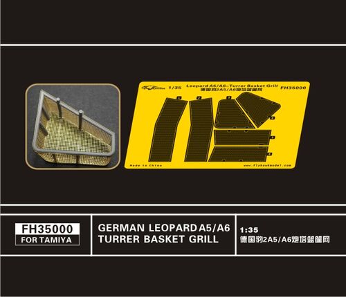 Flyhawk 35000 German Leopard 2 A5/A6 Turret Basket Grill (for Tamiya)