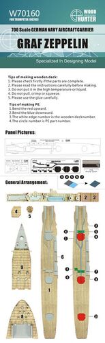 Flyhawk W70160 German Aircraft Carrier Graf Zeppelin (for Trumpeter 06709)