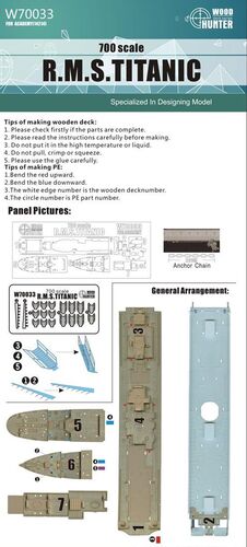 Flyhawk W70033 RMS Titanic (for Academy 14214)