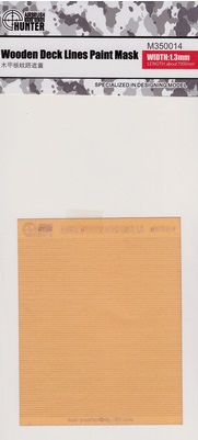 Flyhawk M350014 1.3mm wooden deck lines paint mask (95 mm x 120 mm)