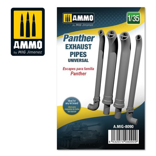 AMMO of Mig Jimenez 8090 Panther exhausts pipes universal