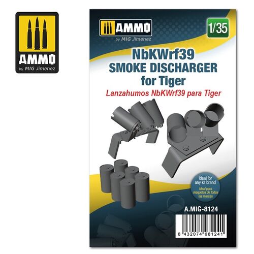 AMMO of Mig Jimenez 8124 NbKWrf39 Smoke Discharger for Tiger