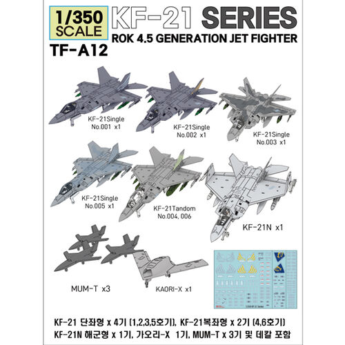 Tori Factory TF-A12 KAI KF-21s & Kaori-X