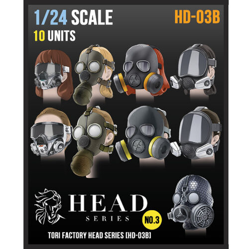 Tori Factory HD-03B Head Series "Masked Head 2" (10 Heads)