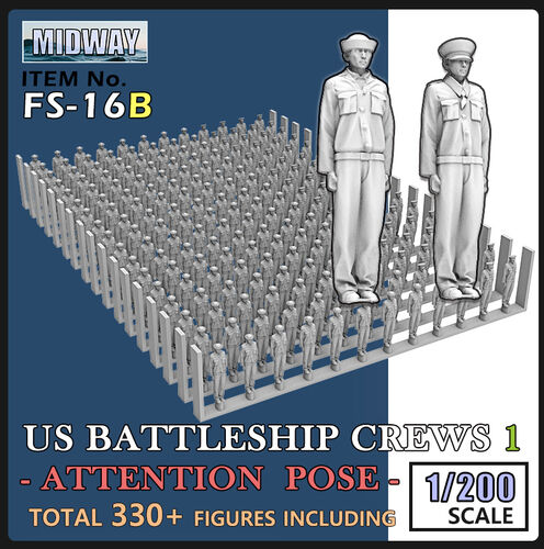 Tori Factory FS-16B US Battleship Crew - 1 : Attention (over 330 figures)