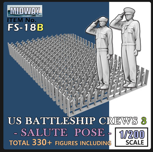 Tori Factory FS-18B US Battleship Crew - 3 : Salute (over 330 figures)