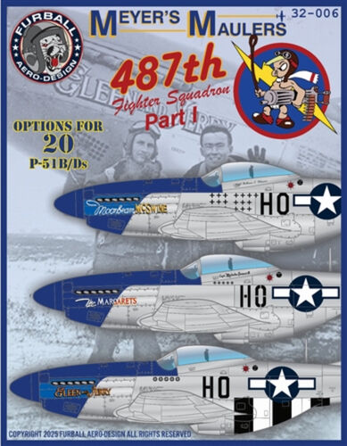 Furball Aero-Design 32006 North American P-51 B/D - Meyer's Maulers Part I