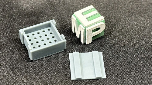 EMP3D 72040595 Skrzynia na zapalniki 155 mm - otwarta pusta (2 sztukii / 3D-Printed)