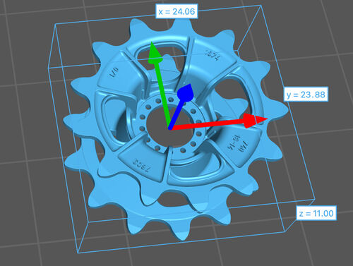 EMP3D 25041231 Koła napędowe Topas / Pt-76 / Łuna - typ 2 (2 sztuki)