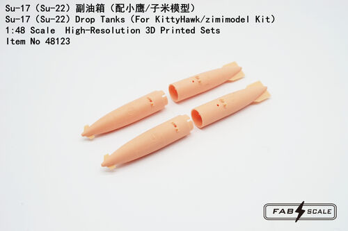 Fab Scale Fa48123 Sukhoi Su-17 / Su-22 - Drop Tanks (for KittyHawk and Zimimodel Kits)