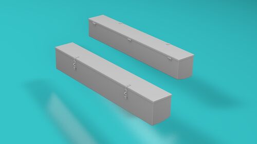 EMP3D 35041408 PzIII - Rear Stowage Box - Type 1b