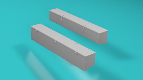 EMP3D 35041413 PzIII - Rear Stowage Box - Type 2c