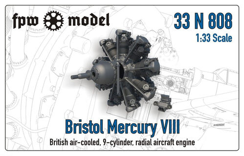 FPW Model 33N808 Bristol Mercury VIII