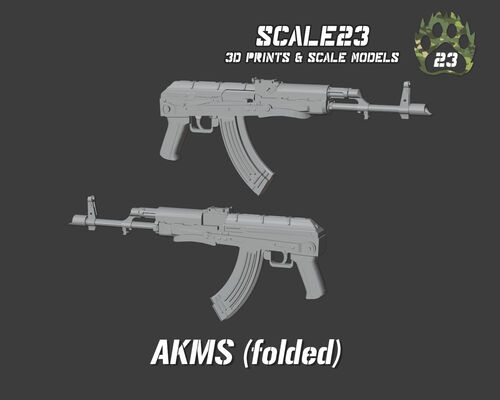 Scale23 48-U053 AKMS (Folded) - 4pcs