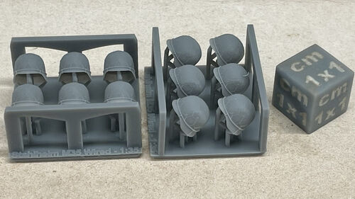 EMP3D 43040106 Hełmy M35 z drutem - 5 sztuk