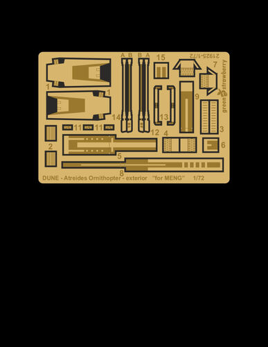 Green Strawberry 21925 Dune - Atreides Ornithopter - Exterior