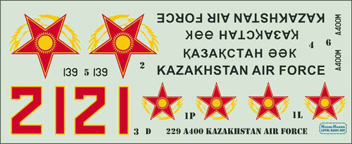 Model Maker Decals D72229 A400 Kazakhstan Air Force