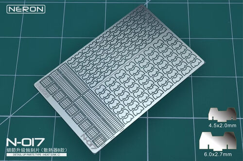 Madworks N-017 Detail-Up Parts Heat Sinks (B)