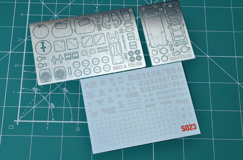 Madworks S23 Etching Parts with Decals for HGUC MS-06S Zaku II (2.0)