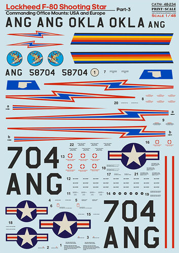 Print Scale 48-234 Lockheed F-80 Shooting Star Part 3
