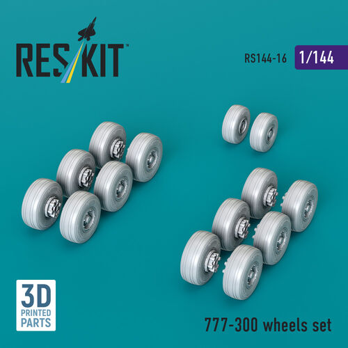 RES/KIT 144-0016 777-300 Wheels Set (3D Printed)