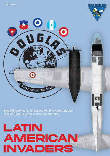 Vespa Models 48001 Latin American Invaders (Douglas A-26C / B-26B / B-26C / B-26D and TB-26B)