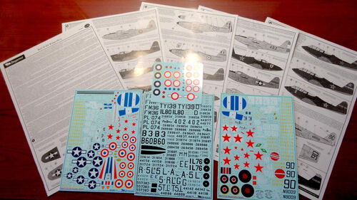 Begemot Decals 48-046 Bell P-63 Kingcobra Decals