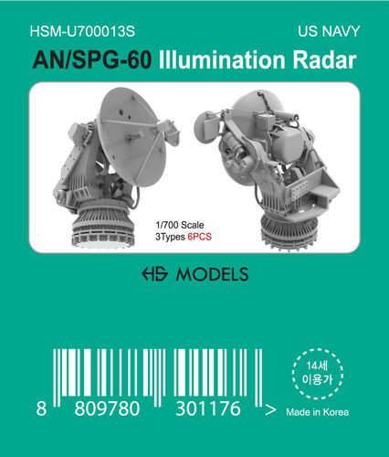 HS MODELS U700013S US Navy AN/SPG-60 Illumination Radar