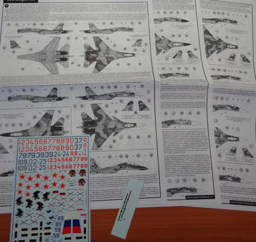 Begemot Decals 72-028 Sukhoi Su-33 marking