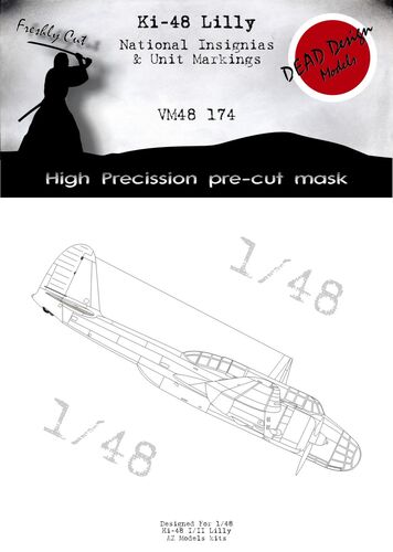 DEAD Design Models VM48174 Ki-48 Lilly National Insignias & Unit Markings (For AZ Models)