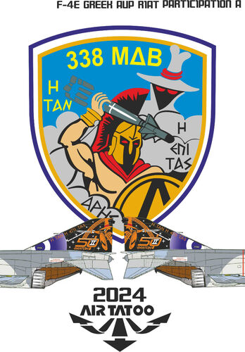 Procal Decals 72-2408 McDonnell Douglas F-4 E Phantom - AUP 338SQ Participation at Riat 2024