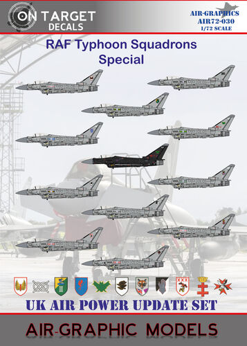 Air-Graphic Models AIR72-030 Eurofighter EF-2000 A Typhoon - RAF Squadron Special
