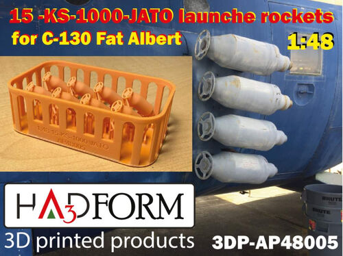 HAD Models 3DP-AP48005 Lockheed KC-130F Hercules 'Fat Albert' - JATO Launchers (for Italeri kits)