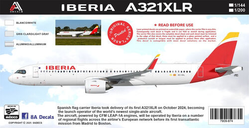 8aDecs 7909-874-200 Airbus A321XLR Iberia