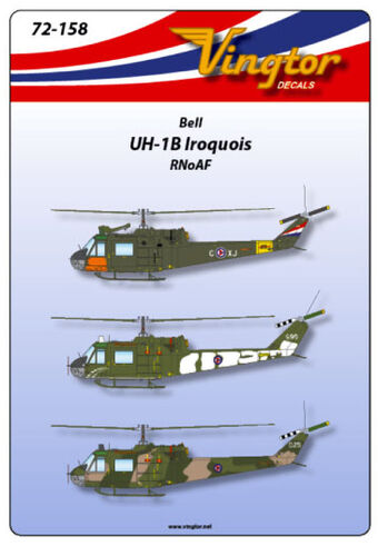 Vingtor 72-158 Bell UH-1B Iroquois in RNoAF Service