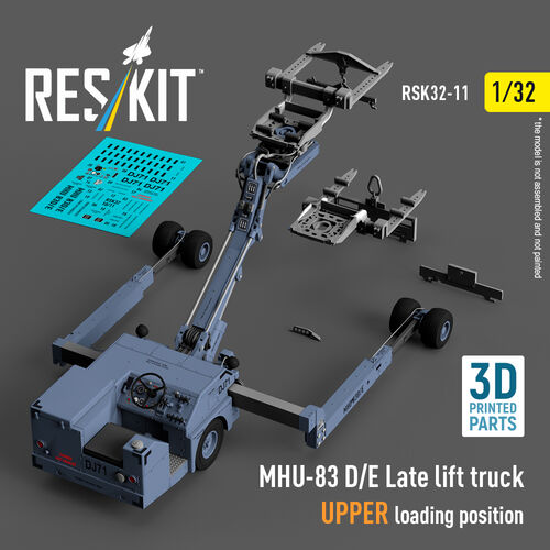 RES/KIT K32-0011 MHU-83 D/E Late Lift Truck UPPER Loading Position (3D Printed Model Kit)