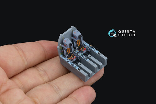 Quinta Studio QD+72117 Sukhoi Su-24 MR - Interior 3D Decal with 3D-Printed Resin Parts (for Zvezda kits)