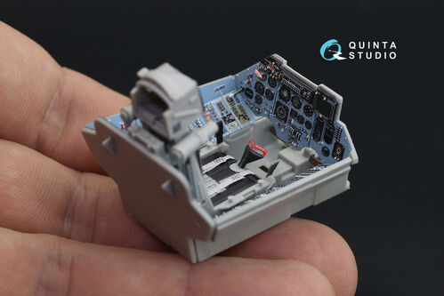 Quinta Studio QD32088 Sukhoi Su-27 Flanker-B - 3D-Printed & Coloured Interior (for Trumpeter kits)