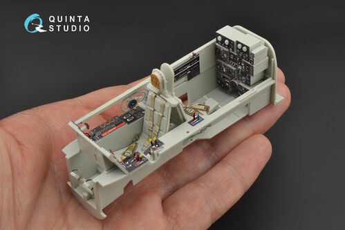 Quinta Studio QD32093 Heinkel He-219 - 3D-Printed & Coloured Interior (for Revell kits)