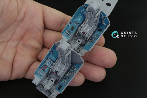 Quinta Studio QD32095 Sukhoi Su-30SM Flanker-C - 3D-Printed & Coloured Interior (for Trumpeter Su-30MKK kits)