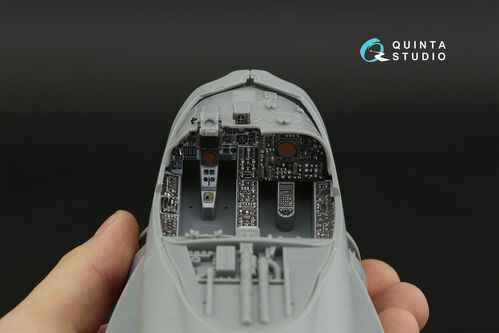 Quinta Studio QD32108 Grumman A-6 A Intruder - 3D-Printed & Coloured Interior (for Trumpeter kits)