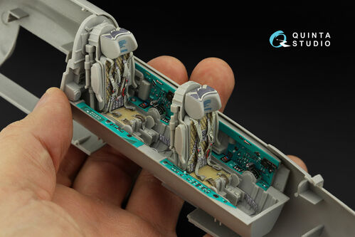 Quinta Studio QD32121 MiG-21 UM Mongol-B - 3D-Printed & Coloured Interior (for Trumpeter kits)