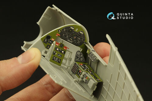 Quinta Studio QD32133 Grumman F6F-3 Hellcat - 3D-Printed & Coloured Interior (for Trumpeter kits)