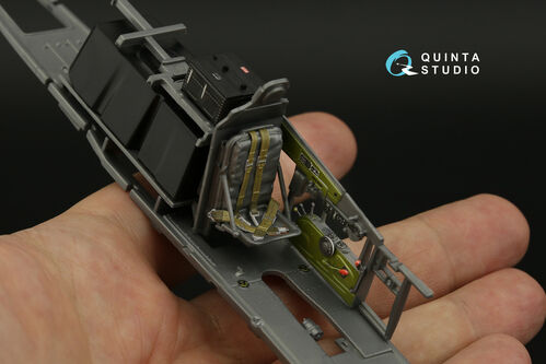 Quinta Studio QD32145 North Amercian P-51 D - 3D-Printed & Coloured Interior (for Zoukei-Mura kits)