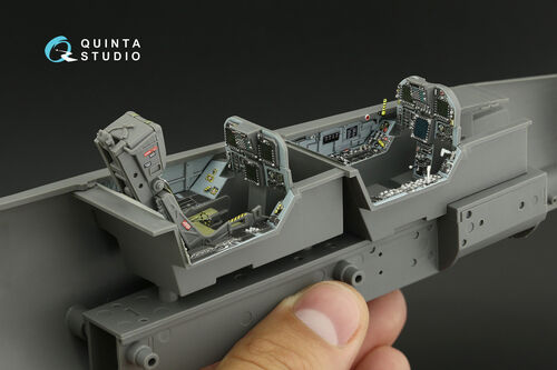Quinta Studio QD32147 McDonnell Douglas F/A-18 B Hornet - 3D-Printed & Coloured Interior (for Academy kits)
